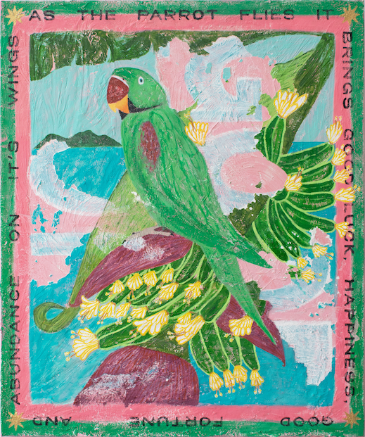 Good Luck Parrot By Adrianne Dimitrakakis